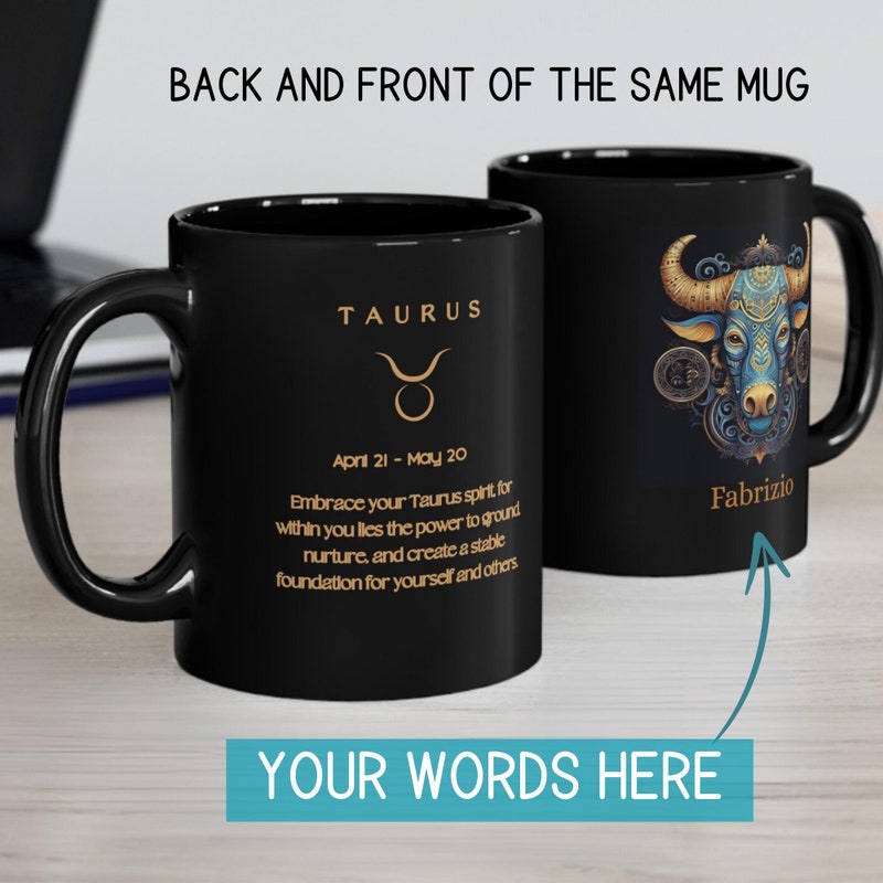 Taurus Mug - Etsy