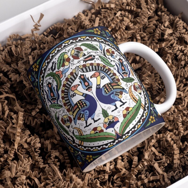 Peacock Mug - Etsy
