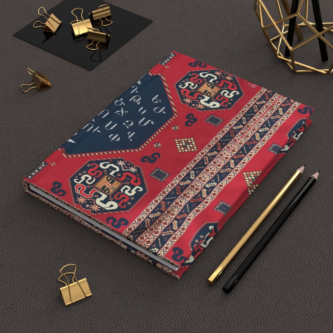 Armenian Notebook Stylish & Sophisticated Armenian Alphabet Red and ...