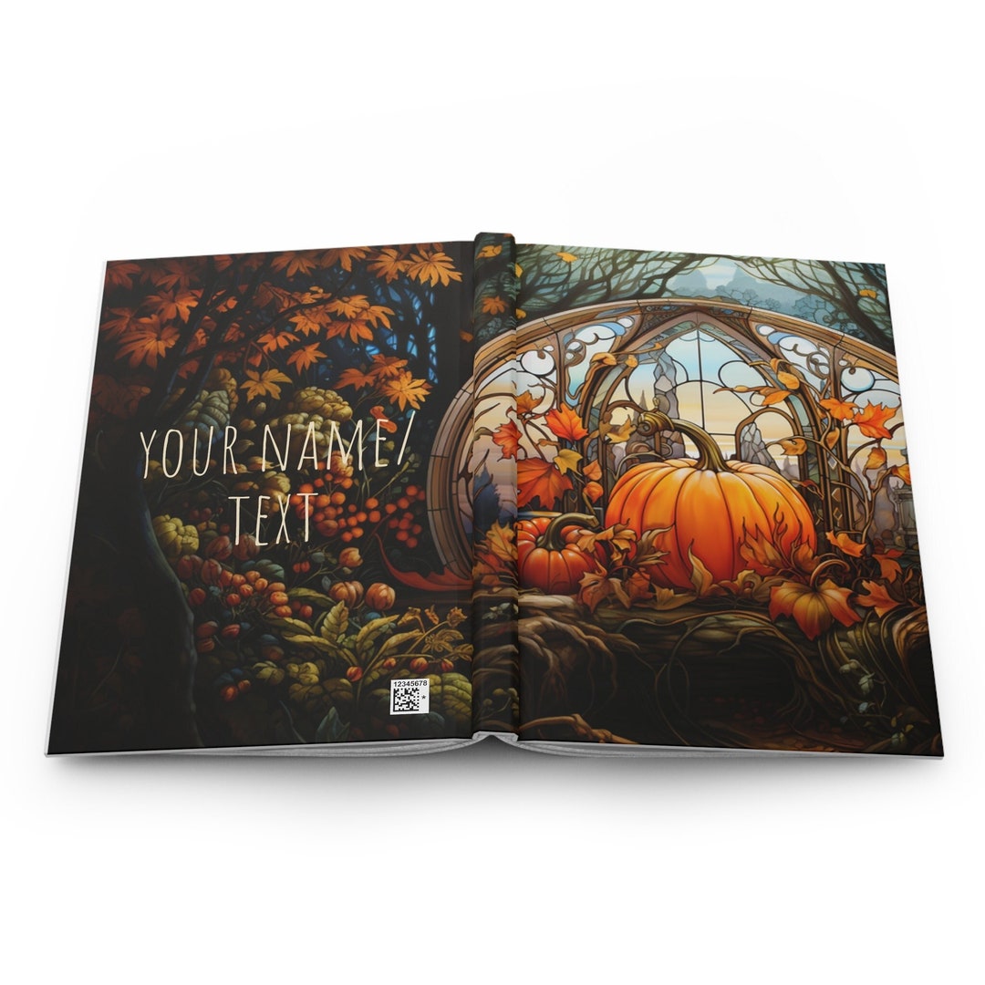 Pumpkin Patch Notebook, Gardencore Notepad, Cottagecore Writing Book ...