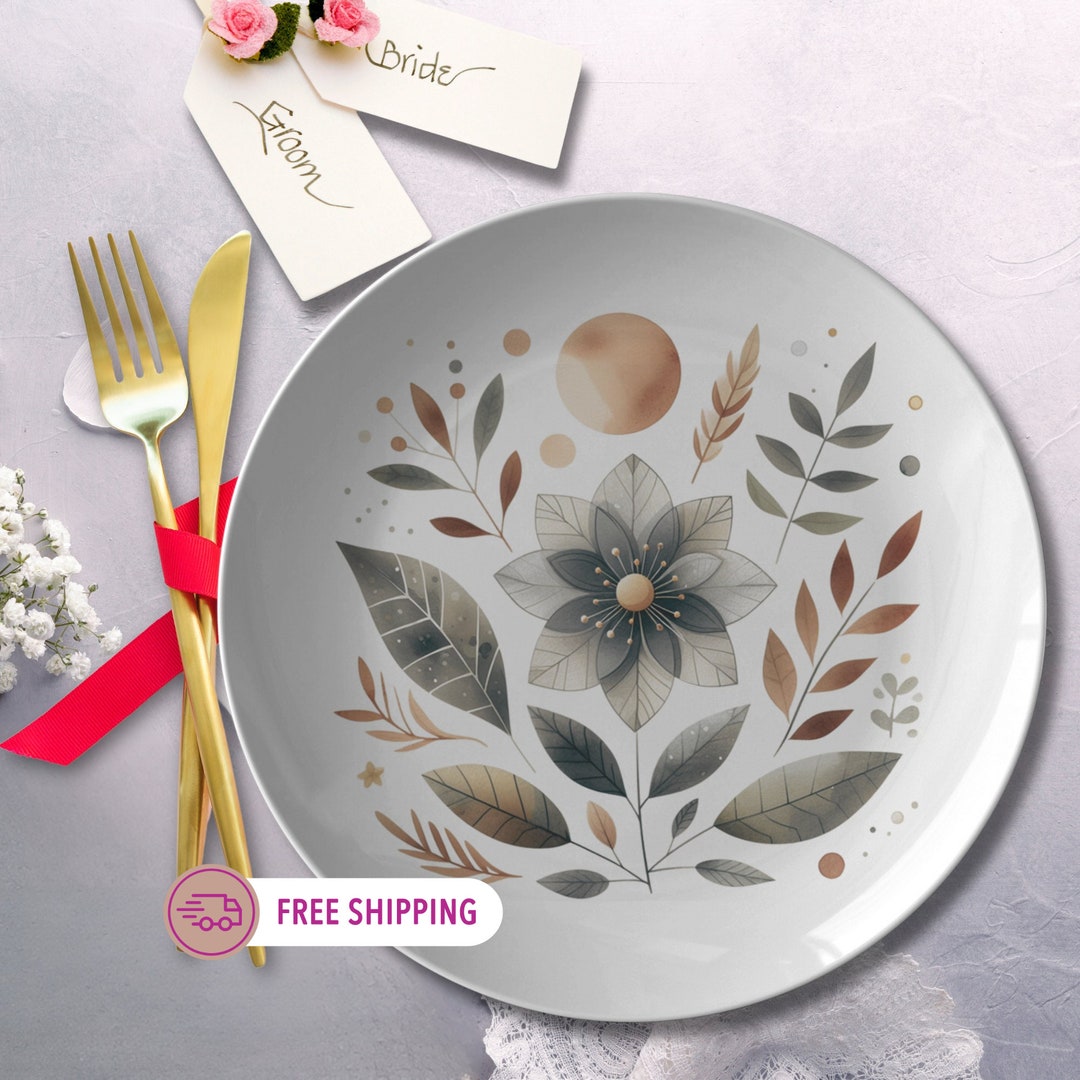 Norwegian Wedding Dinnerware Plate, Traditional Nordic Design ...