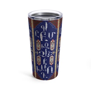 Amenian Alphabet Tumbler, Modern Armenian Letter Travel Cup ...