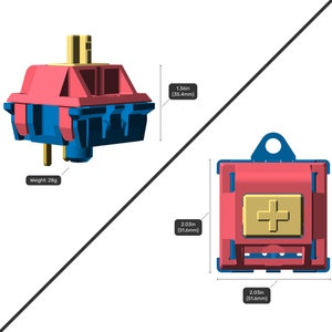 Mechanical Keyboard Switch 3D Printed Desk Toy & Ornament - Etsy