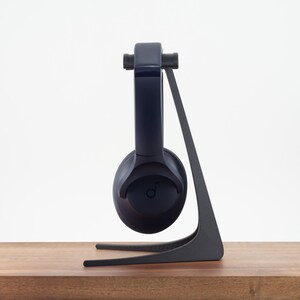 Headphone Stand With Removable Cable Hook Minimalist 3d Printed Headset ...
