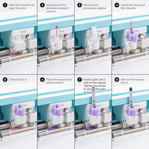 Universal Pen Adapter for Cricut Maker/explore/air Series Machines - 3D ...