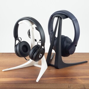 Headphone Stand With Removable Cable Hook Minimalist 3d Printed Headset ...