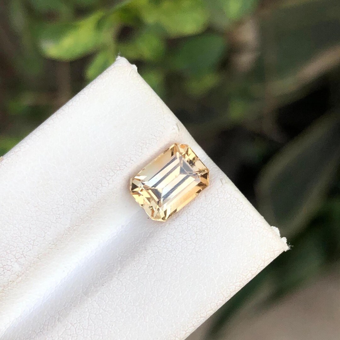 Natural Katlang Topaz Stone, Excellent Emerald Cut, Loose Katlang Topaz ...