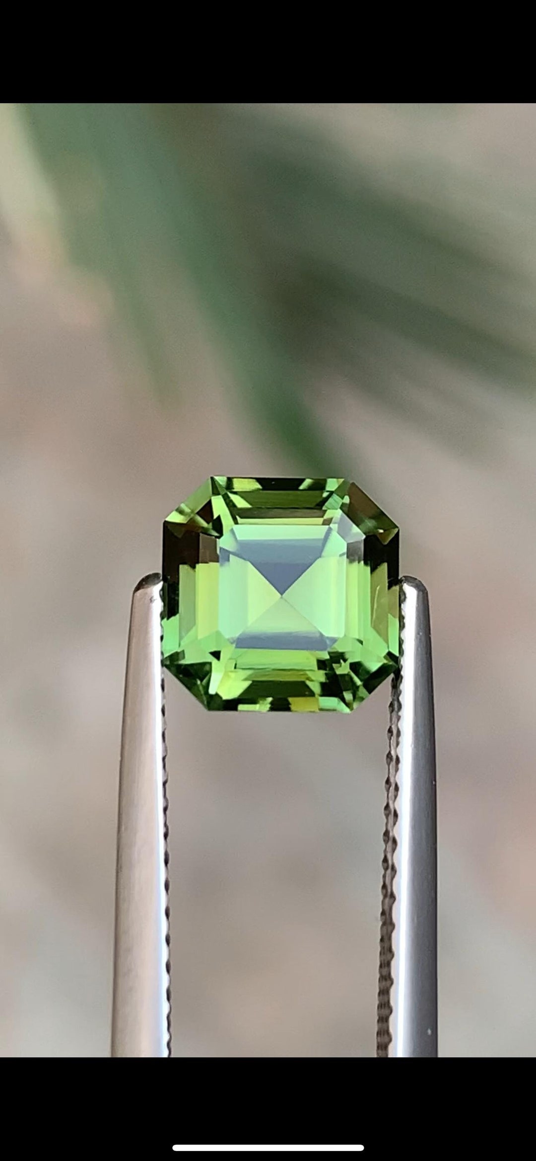 Natural Mint Green Tourmaline Loose Gemstone for Jewelry Making Faceted ...