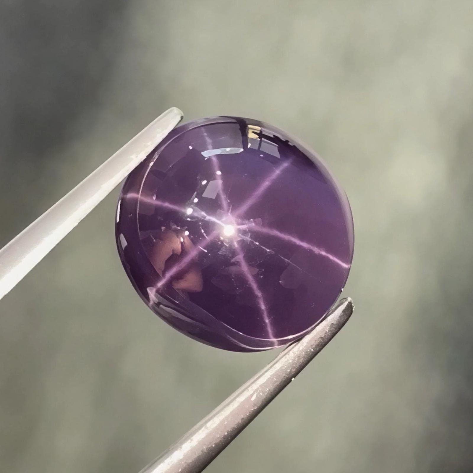 3.86 Carats Natural Star Spinel Stone Cabochon Cut Sri Lankan Gemstone ...
