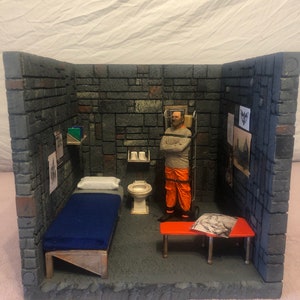 A Hannibal Lecter Cell Diorama 1:12 Silence of the Lambs (fig Not ...