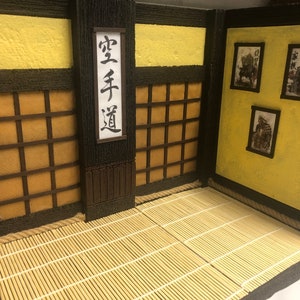 Handmade Diorama of Dojo Perfect for 7 Action Figures Neca/mcfarlane ...