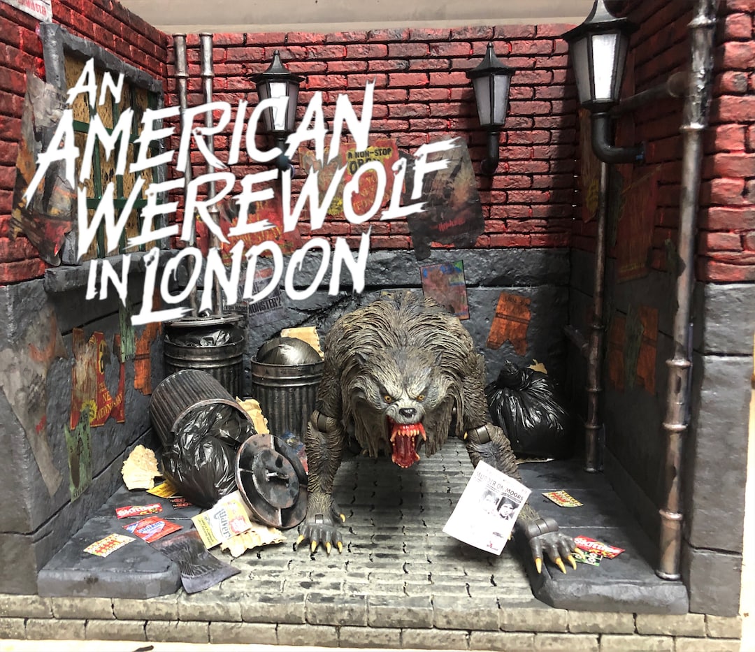 An American Werewolf in London Diorama of Back Alley (fig Not Included ...