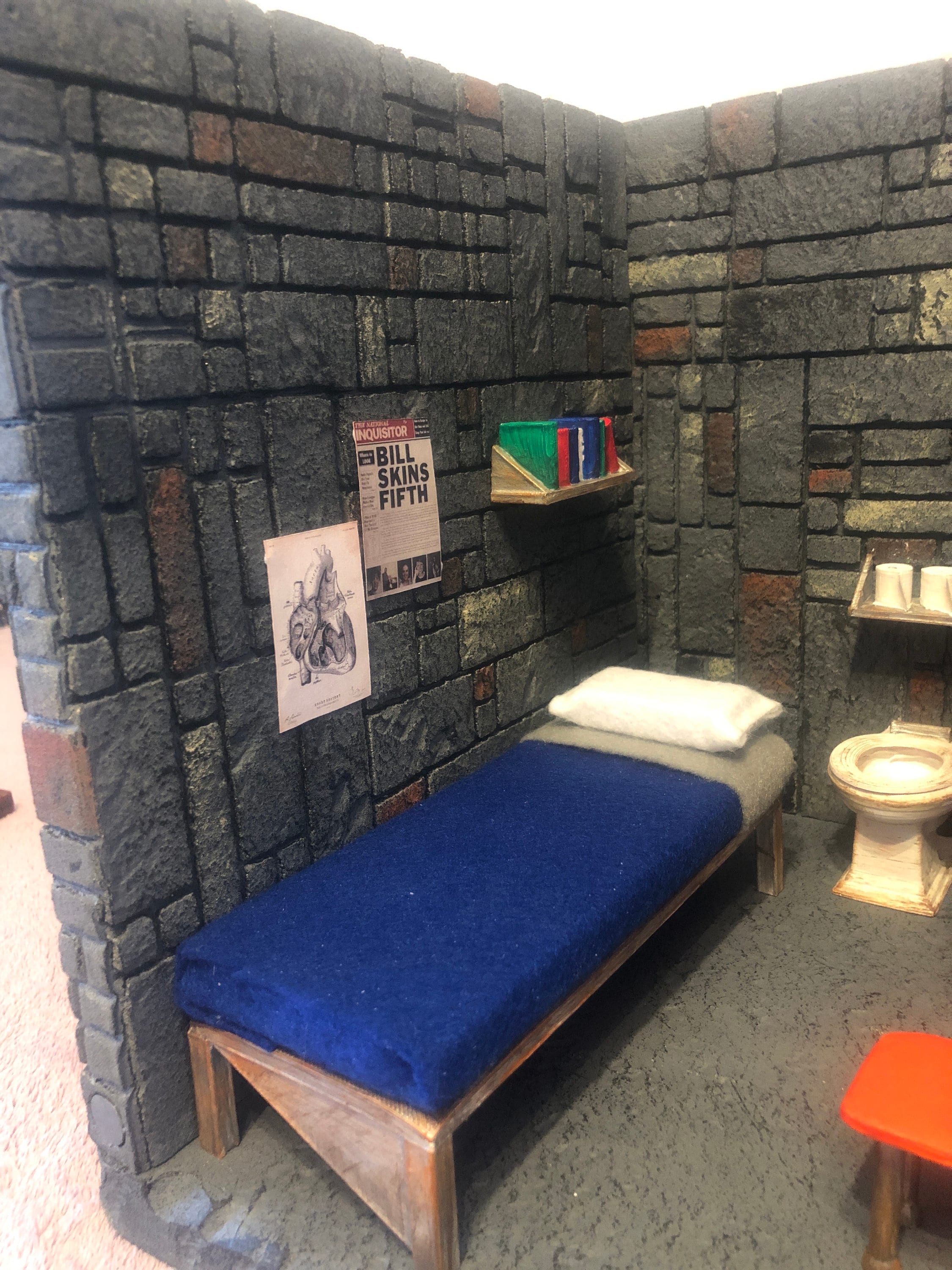 A Hannibal Lecter Cell Diorama 1:12 Silence of the Lambs fig Not ...