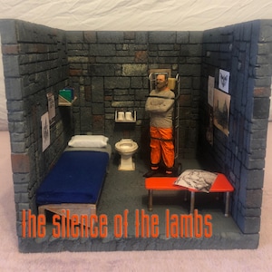 A Hannibal Lecter Cell Diorama 1:12 Silence of the Lambs (fig Not ...