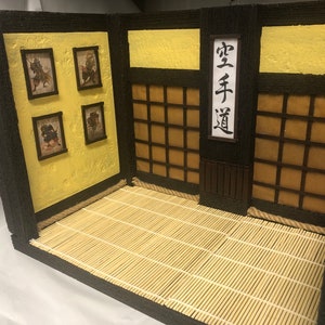 Handmade Diorama of Dojo Perfect for 7 Action Figures Neca/mcfarlane ...