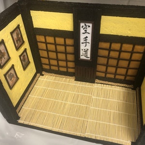 Handmade Diorama of Dojo Perfect for 7 Action Figures Neca/mcfarlane ...