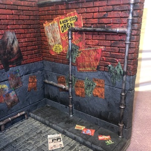 An American Werewolf in London Diorama of Back Alley (fig Not Included ...