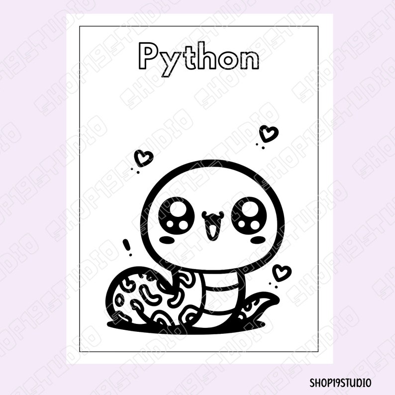 Adorable Kawaii Animal Coloring Pages for Kids Digital Download, 50 ...