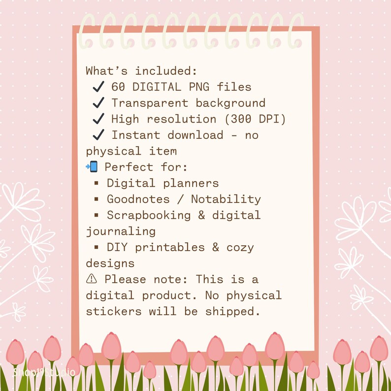 Cosy Digital Stickers – 60 Pngs - Etsy