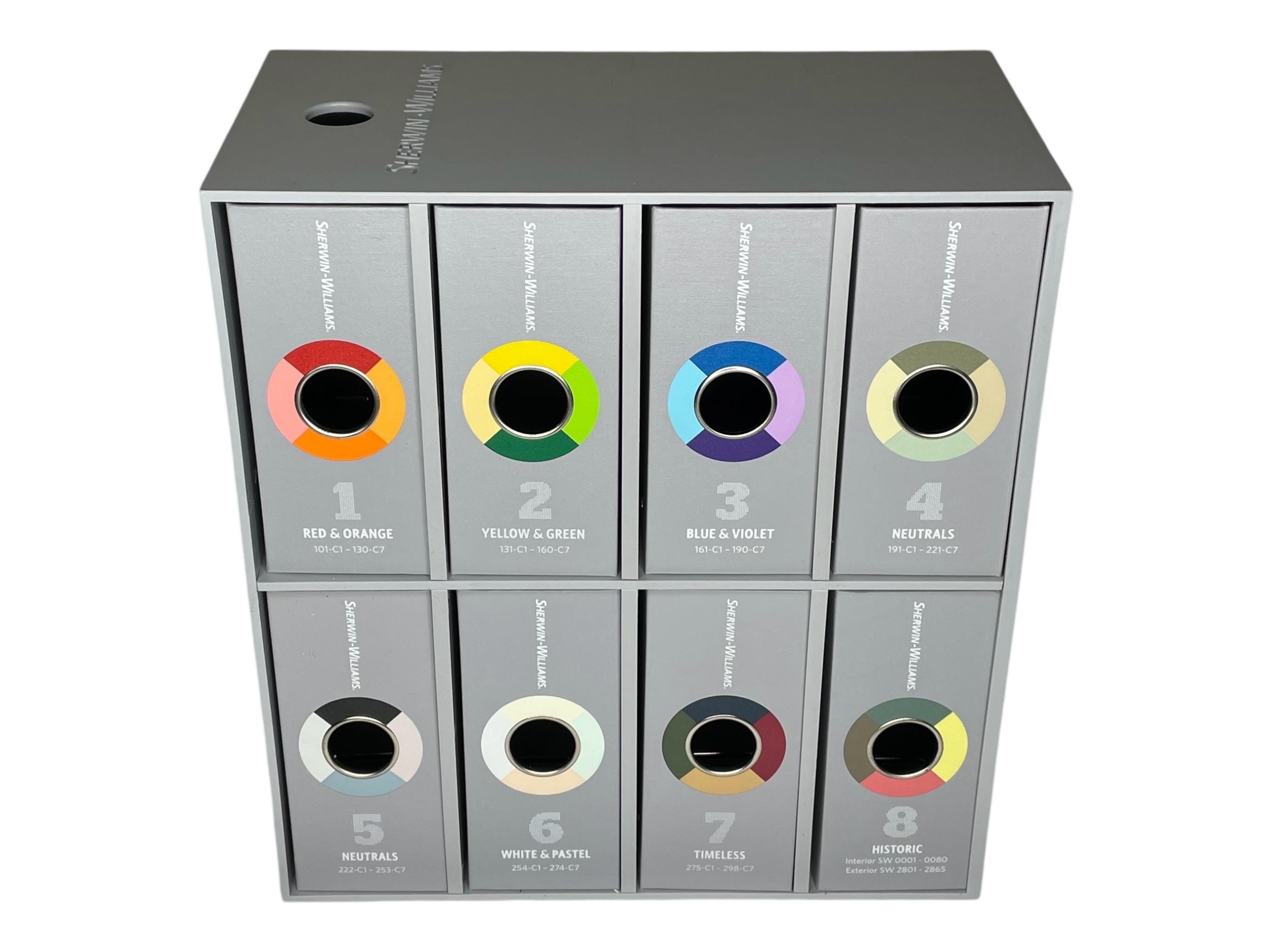 Sherwin-williams Colorsnap Paint Swatch Display With Binders - Etsy