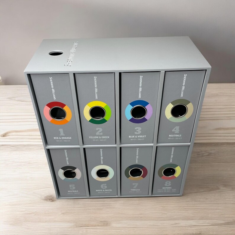 Sherwin-williams Colorsnap Paint Swatch Binder ONLY Blue Violet - Etsy