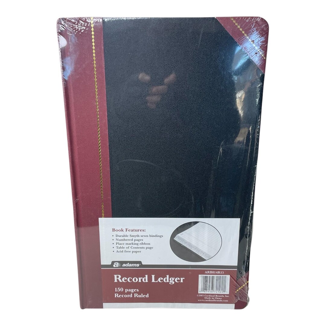 Record Ledger 150 Page Numbered Record Ruled Cardinal Brands NOS - Etsy