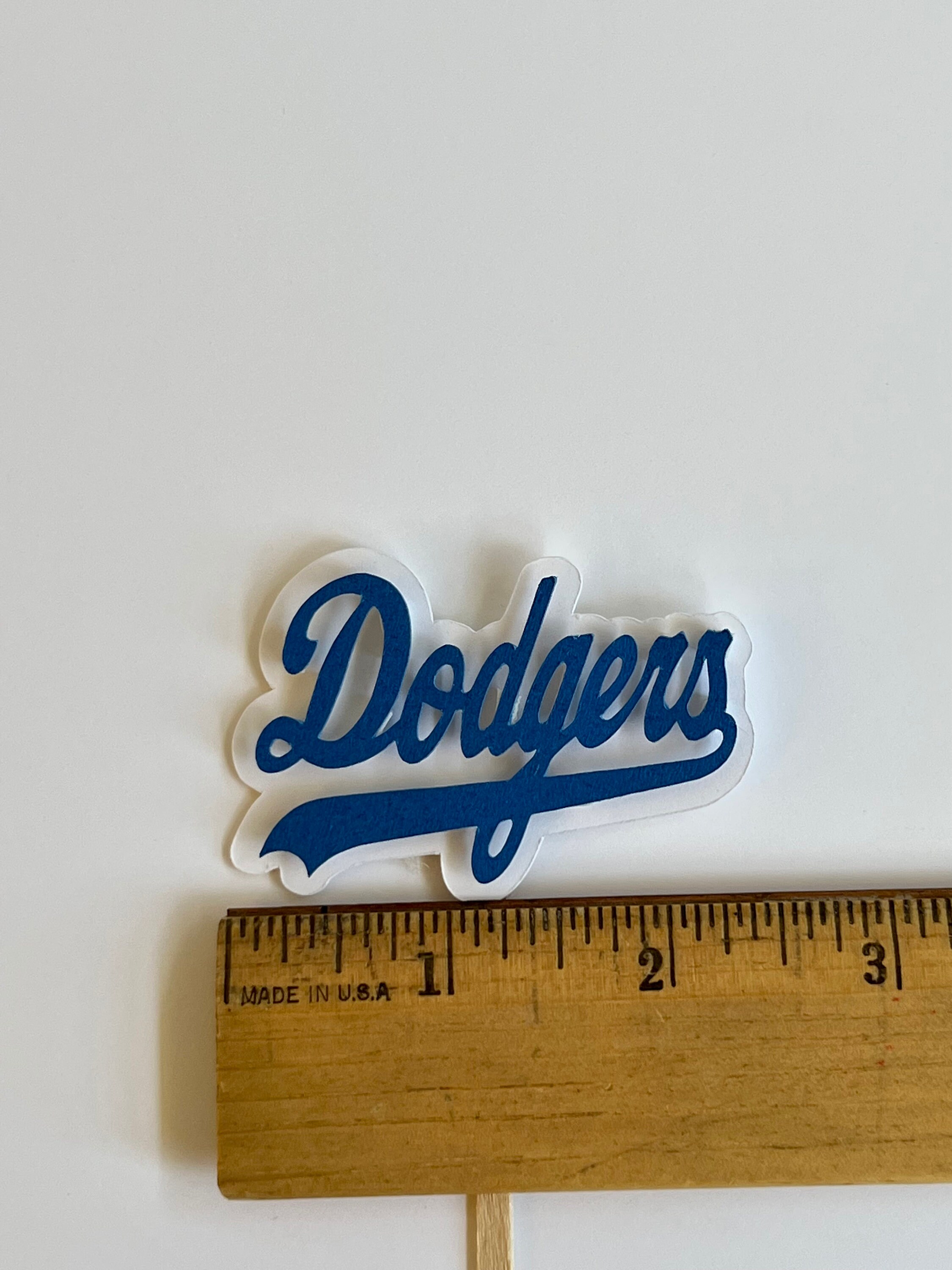 LA Dodgers Cupcake Topper - Etsy