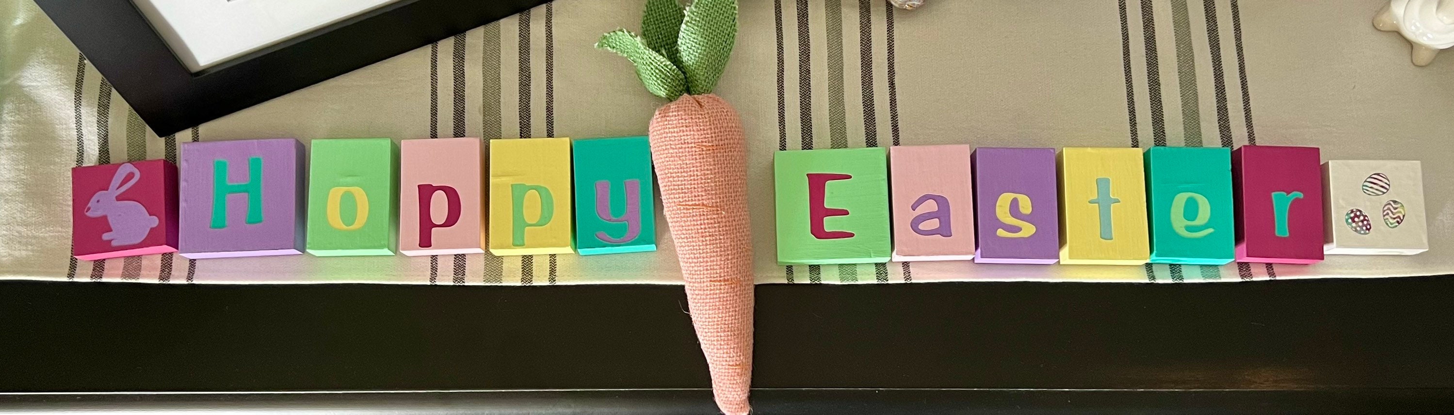 Wood Easter Blocks - Etsy