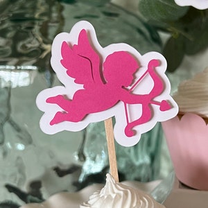 Valentine Cupid Cupcake Toppers - Etsy