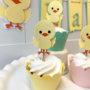 Baby Chick Cupcake Topper - Etsy