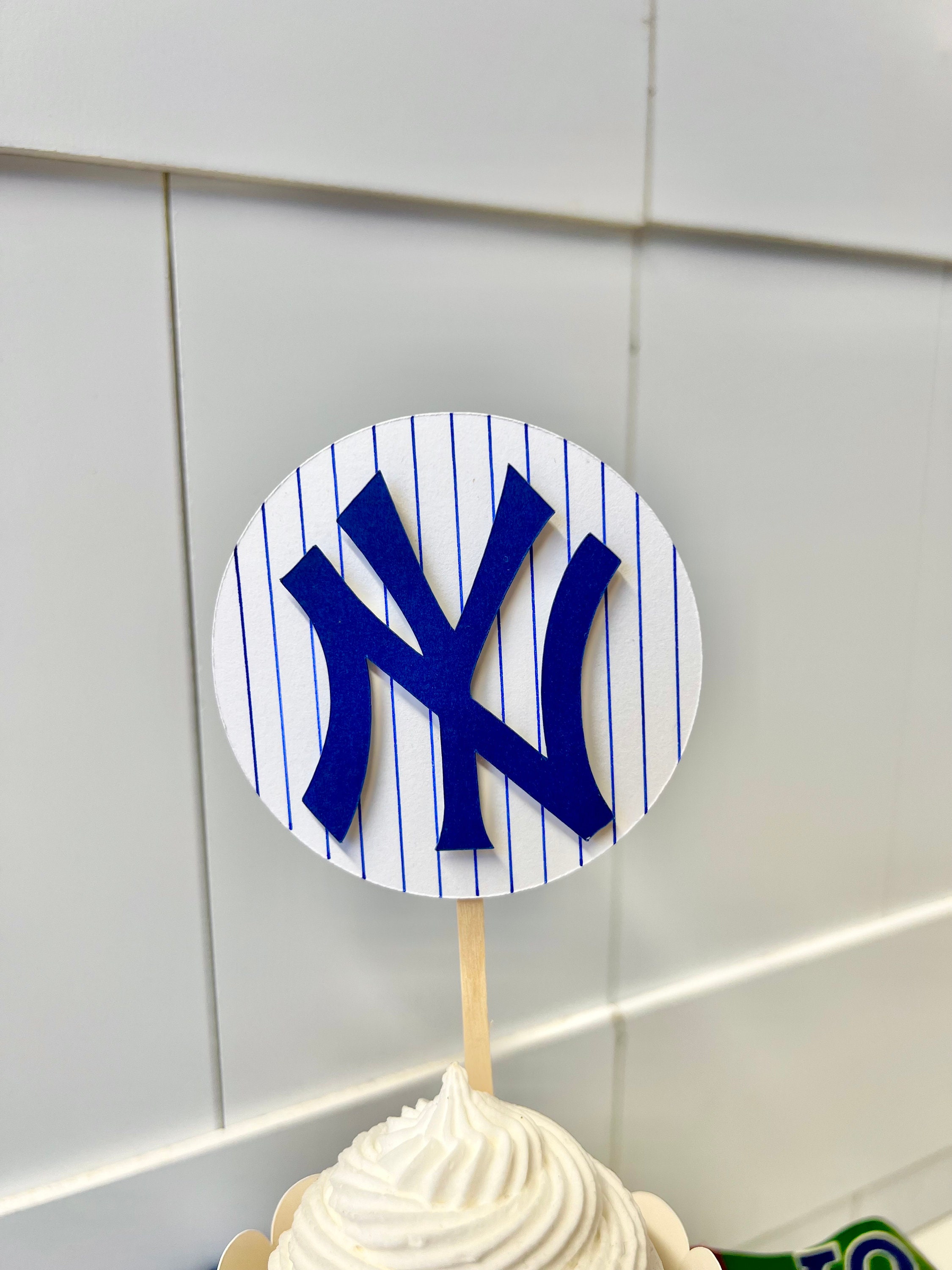 New York Yankees Cupcake Toppers - Etsy