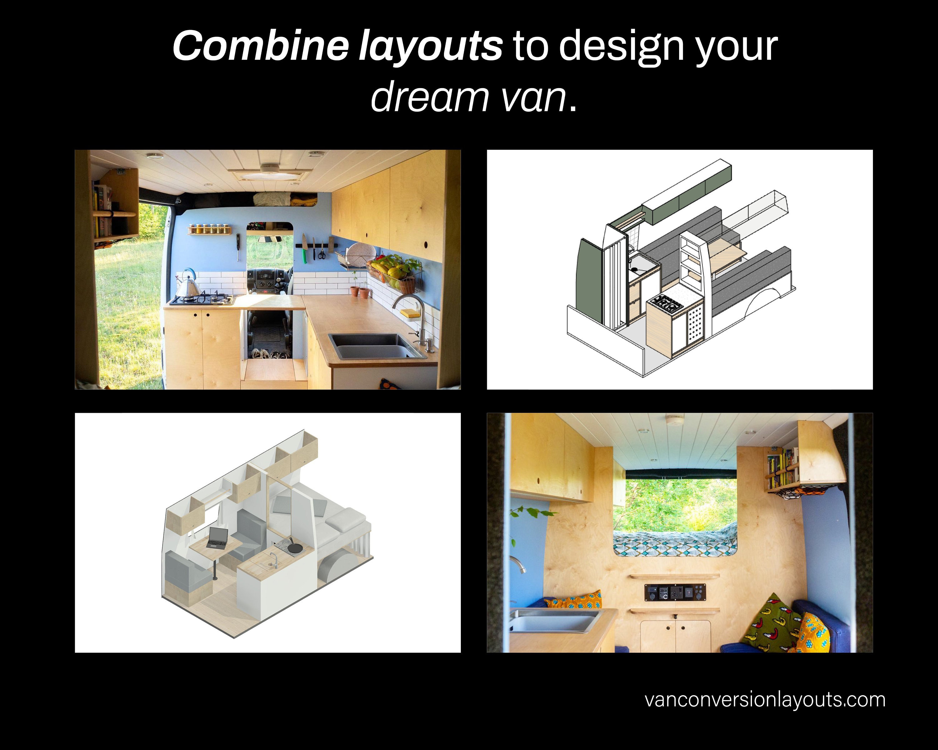 Fiat Ducato Plans L3H2 Blank Template for Campervan Conversion Layout ...