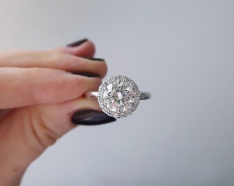 Lotus Prong Ring - Etsy