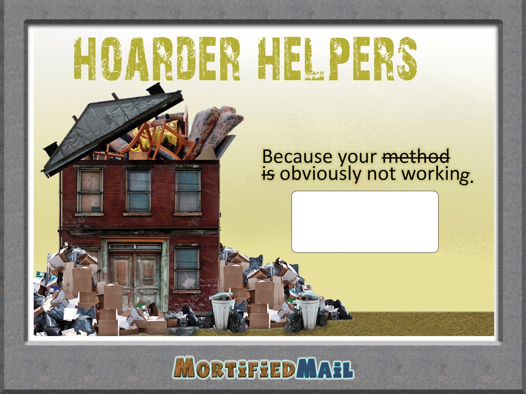 Hoarder Helper Prank Mail Envelopes Sent Directly 100% - Etsy
