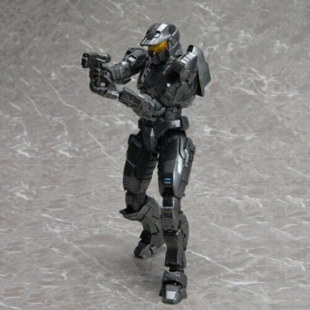 Square Enix Halo Fire Team Black Spartan Play Arts Kai Action Figure ...