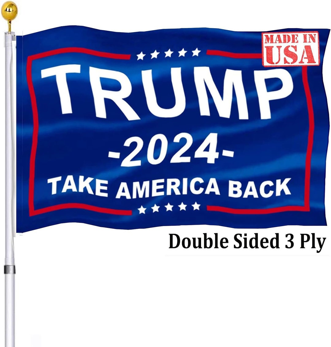 Trump Flag 2024 3x5 Outdoor Double Sided Red Trump President 2024 MAGA ...