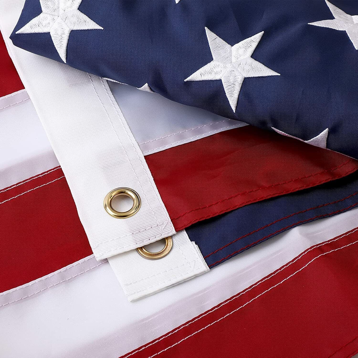 American Flag 3x5ft Embroidered Stars 500D Polyester Fabric - Etsy