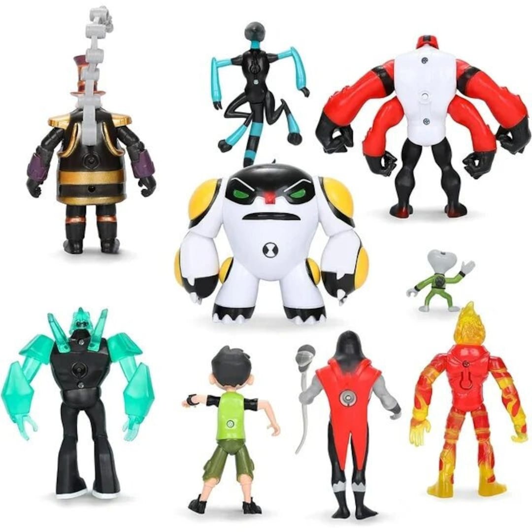 Ben Action Figure Omnitrix Figure Monster Model Toy, Ben TEN Figurine ...