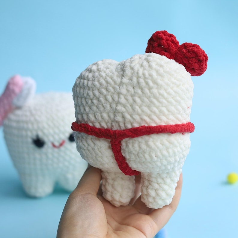 Teeth Family Crochet Pattern, Crochet Tooth Pattern, Medical Student ...