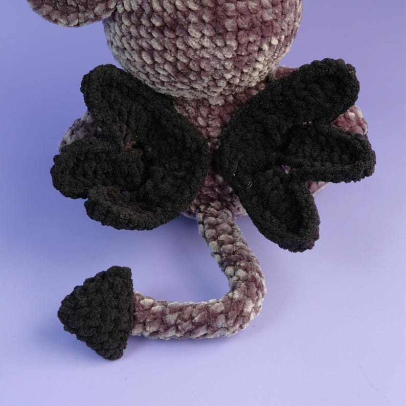 Devil Baphomet Crochet Pattern, Plush Toy Devil Goth Halloween, Grim ...