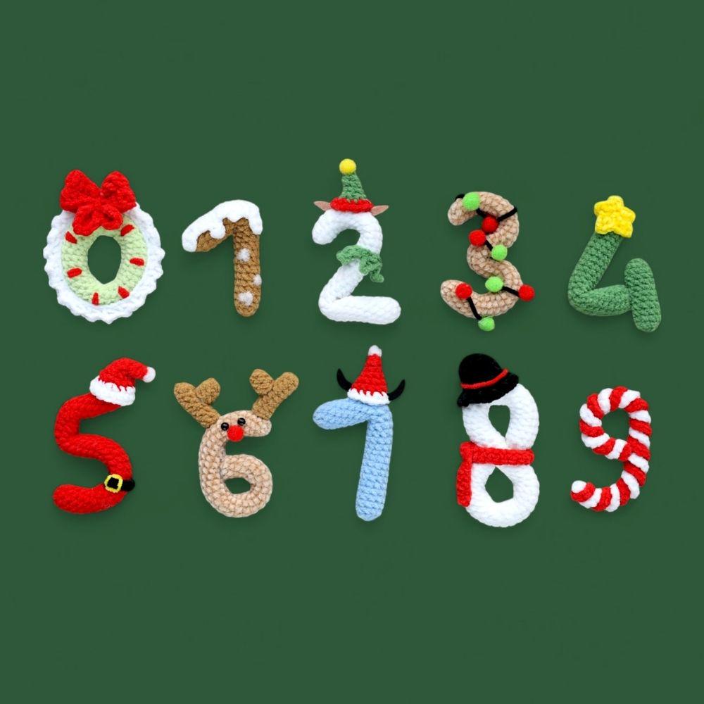 Christmas Alphabet & Number Crochet Pattern Bundle, Holiday 26 Letters ...