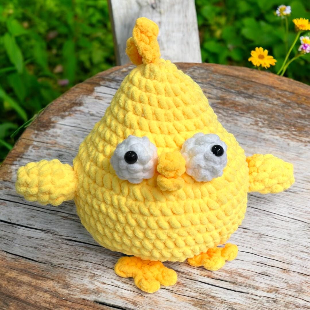 Silly Chicken Crochet Pattern, Mabel Chicken Crochet Gift, Easy ...