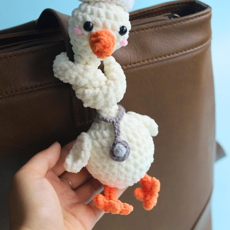 Long-neck Goose Nurse Crochet Pattern, Nurse Appreciation Gift, Nurse ...