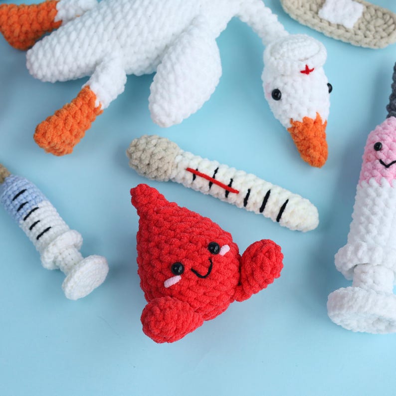 12 in 1 Nurse Kit Bundle Crochet Pattern, Nurse Appreciation Gift ...