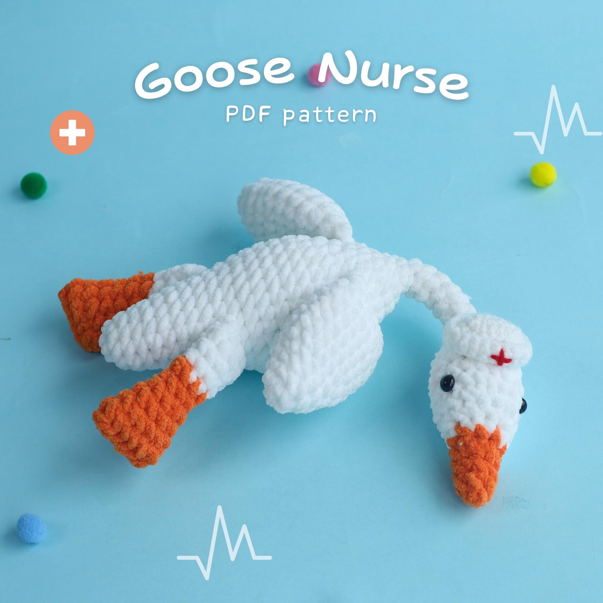 Goose Nurse Crochet Pattern, Nurse Appreciation Gift, Nurse Gift Idea ...