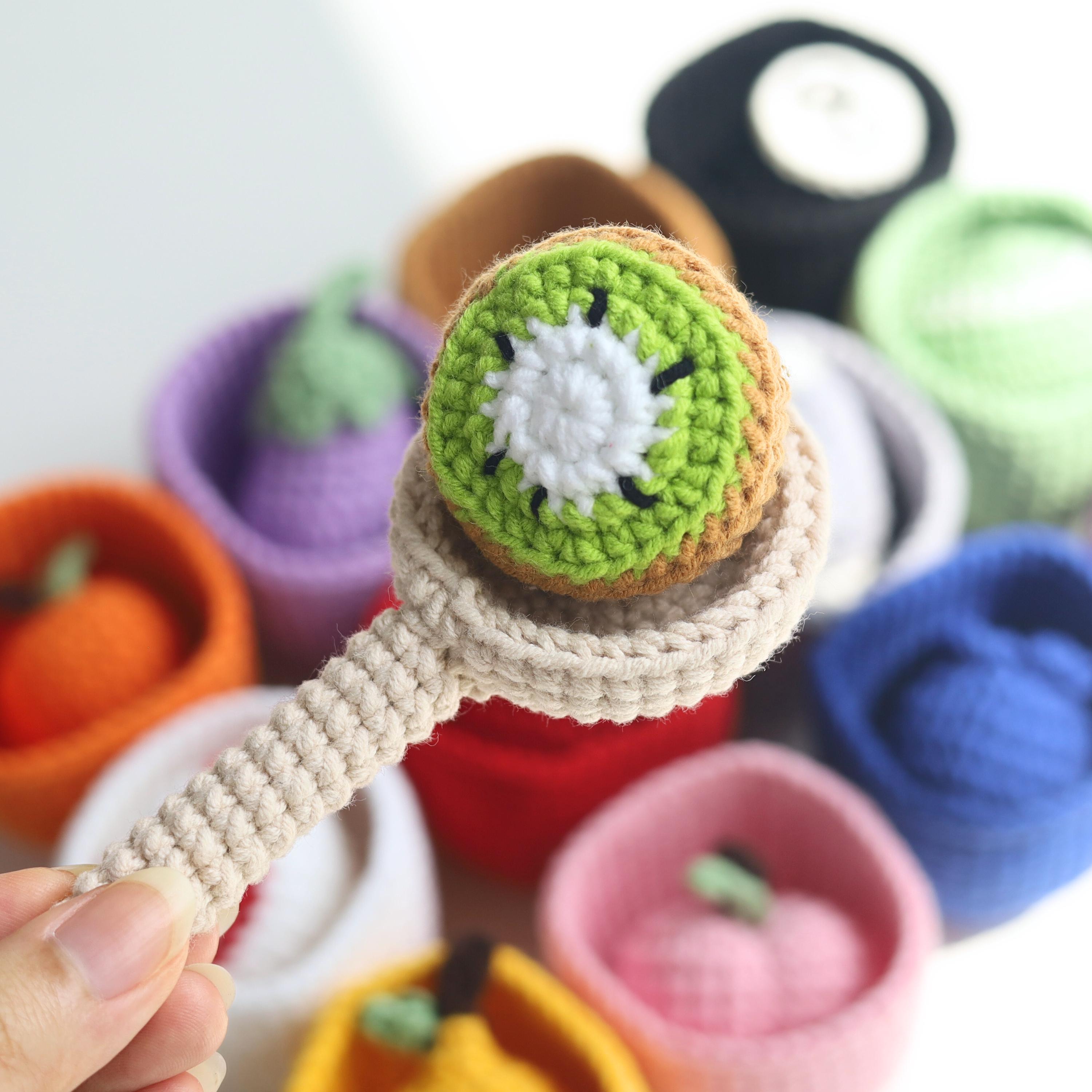 13in1 Color Sorting Game Crochet Pattern, Baby Toys Crochet Montessori ...