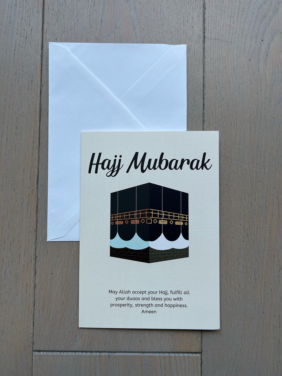 Hajj Mubarak Card. Islamic Card - Etsy