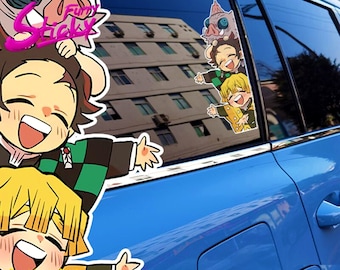 Demon Slayer Car Sticker Decal - Etsy