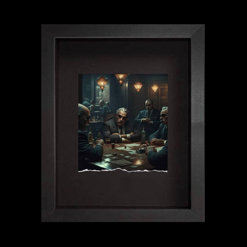 Mafia Meeting - Digital Artwork - Print at Home - Etsy