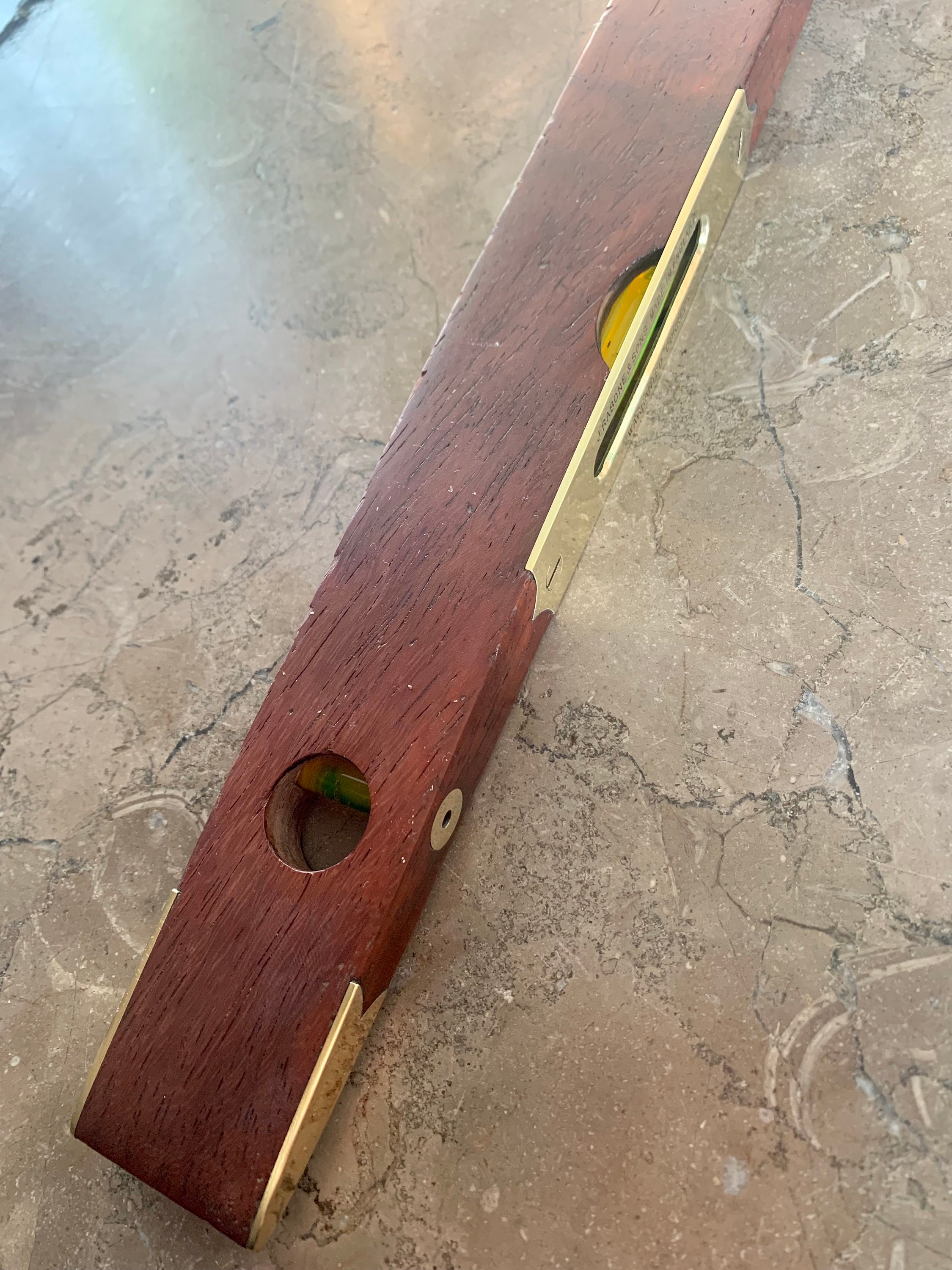 Vintage John Rabone & Sons Spirit Level - Etsy